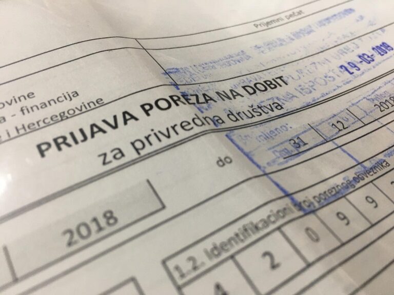 Kraj poslovne godine: Ko je u FBIH dužan podnijeti porezne prijave i ...