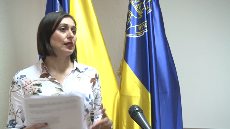 Novu godinu Tuzlacima čestitala i predsjedavajuća GV Nataša Perić ...