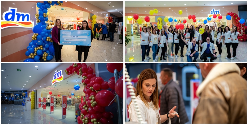 FOTO/ Otvorena nova dm prodavnica u Tuzli, osigurani pokloni i dodatni ...